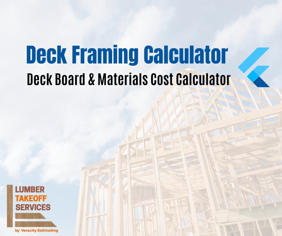 Deck Framing Calculator - Deck Board & Materials Cost Calculator